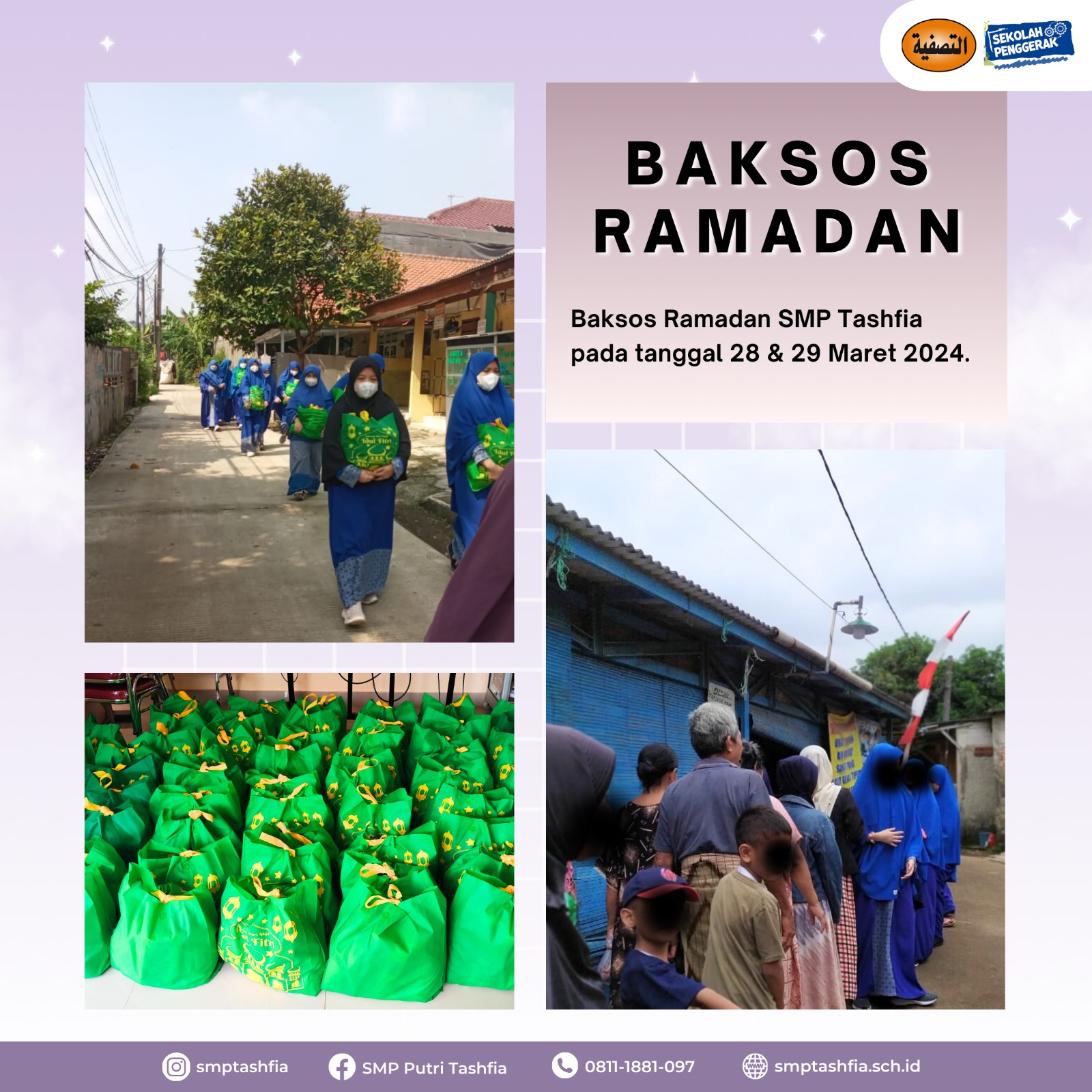Baksos Ramadan – SMP Tashfia
